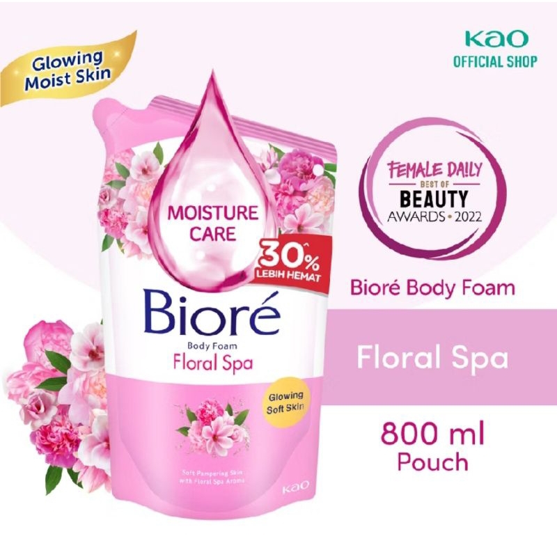 Jual Biore Sabun Mandi Cair Skin Barrier & Moist - 800ml | Shopee Indonesia