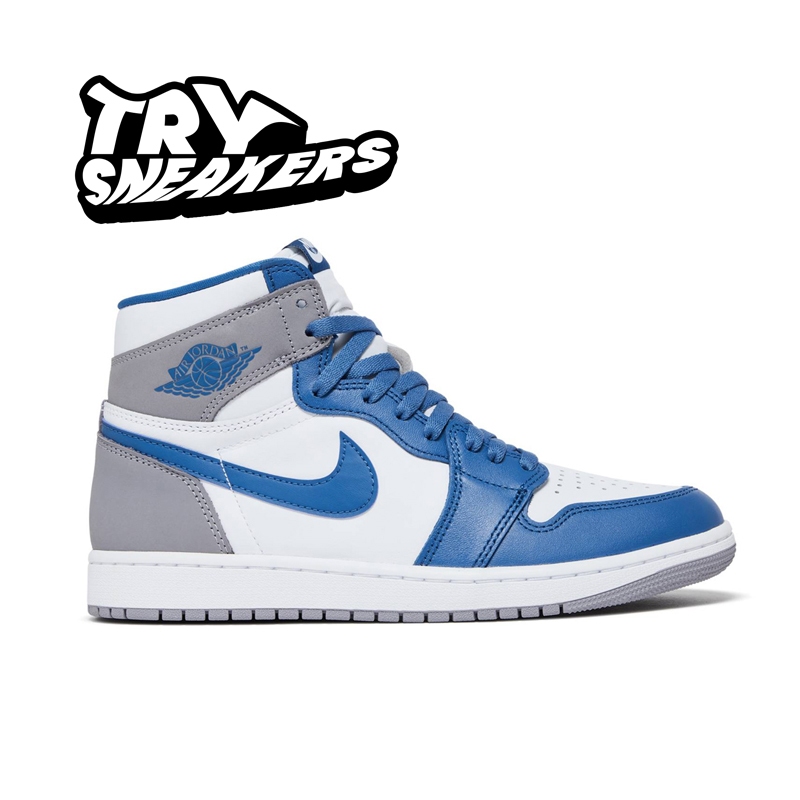 Jual Sepatu Nike Air Jordan 1 Retro High Og True Blue | Shopee Indonesia