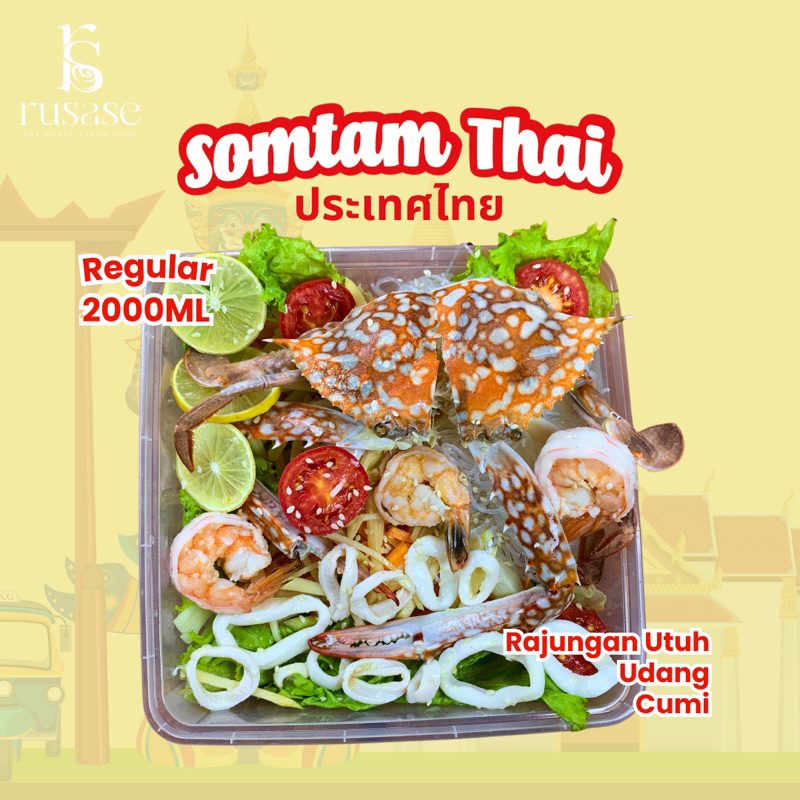 Jual Somtam/Salad Thailand Saus Plapin Thai (REQ TULIS DI NOTE) | Shopee Indonesia