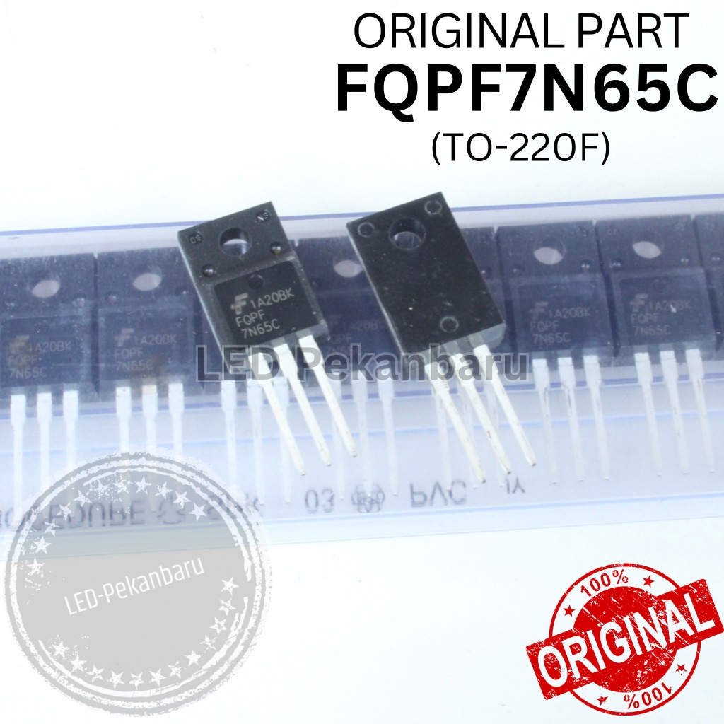 Jual ORIGINAL MOSFET FQPF7N65C FQPF7N65 FQPF 7N65 7N65C FET ASLI | Shopee Indonesia