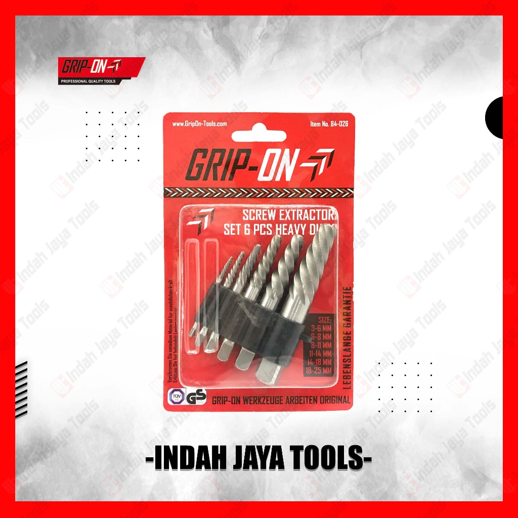 Jual GRIP ON 84-026 Tap Balik Set 6 Pcs HEAVY DUTY - Screwdriver ...