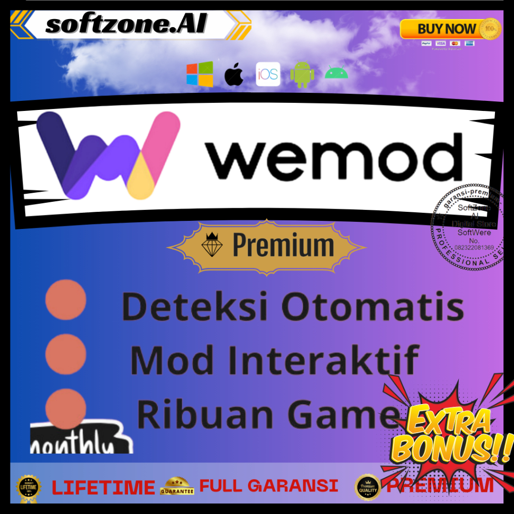 Jual WeMod-[Monthly]-WeMod adalah alat revolusioner yang menggabungkan ...