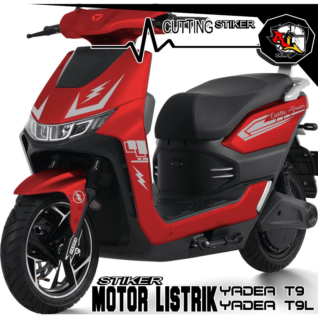 Jual STICKER CUTTING/STRIPING MOTOR LISTRIK/STIKER MOTOR LISTRIK YADEA T9/T9L/STICKER MOTOR ...