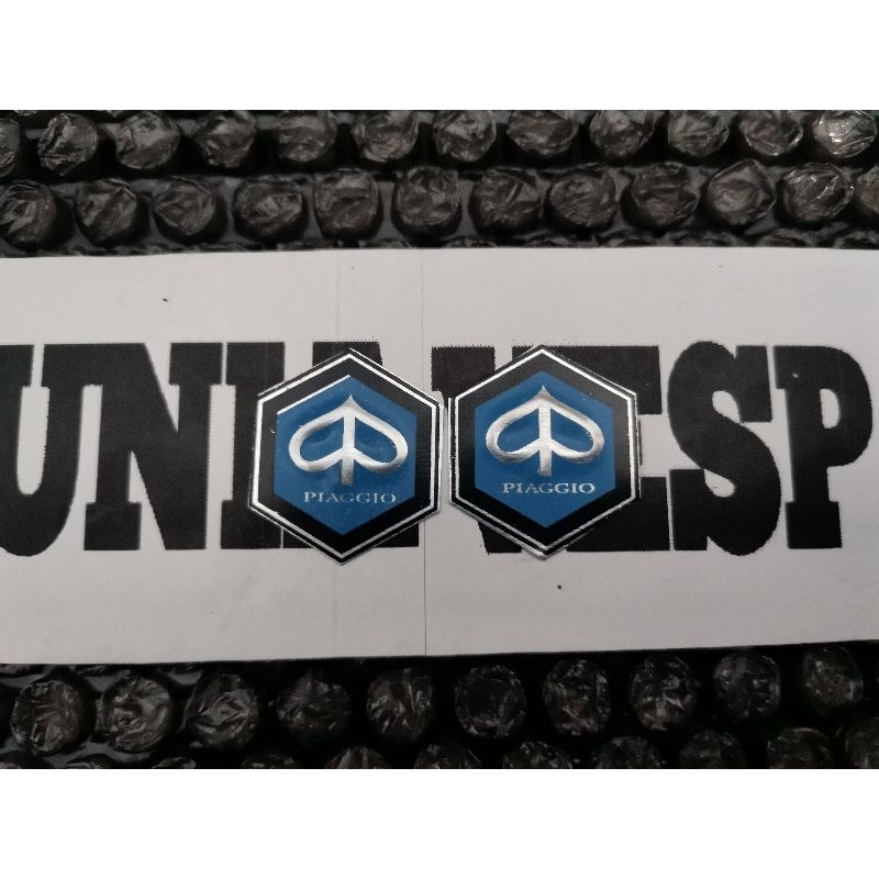 Jual Logo emblem chung alumunium stang stir vespa super sprint | Shopee ...