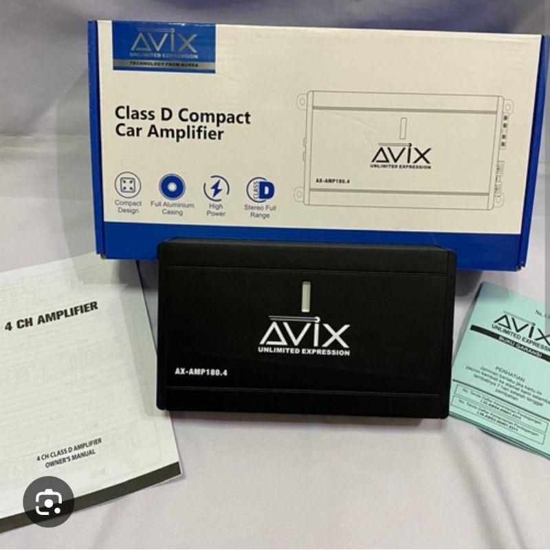 Jual Power Class D tenaga Monoblock 4 Chanel Avix Korea | Shopee Indonesia