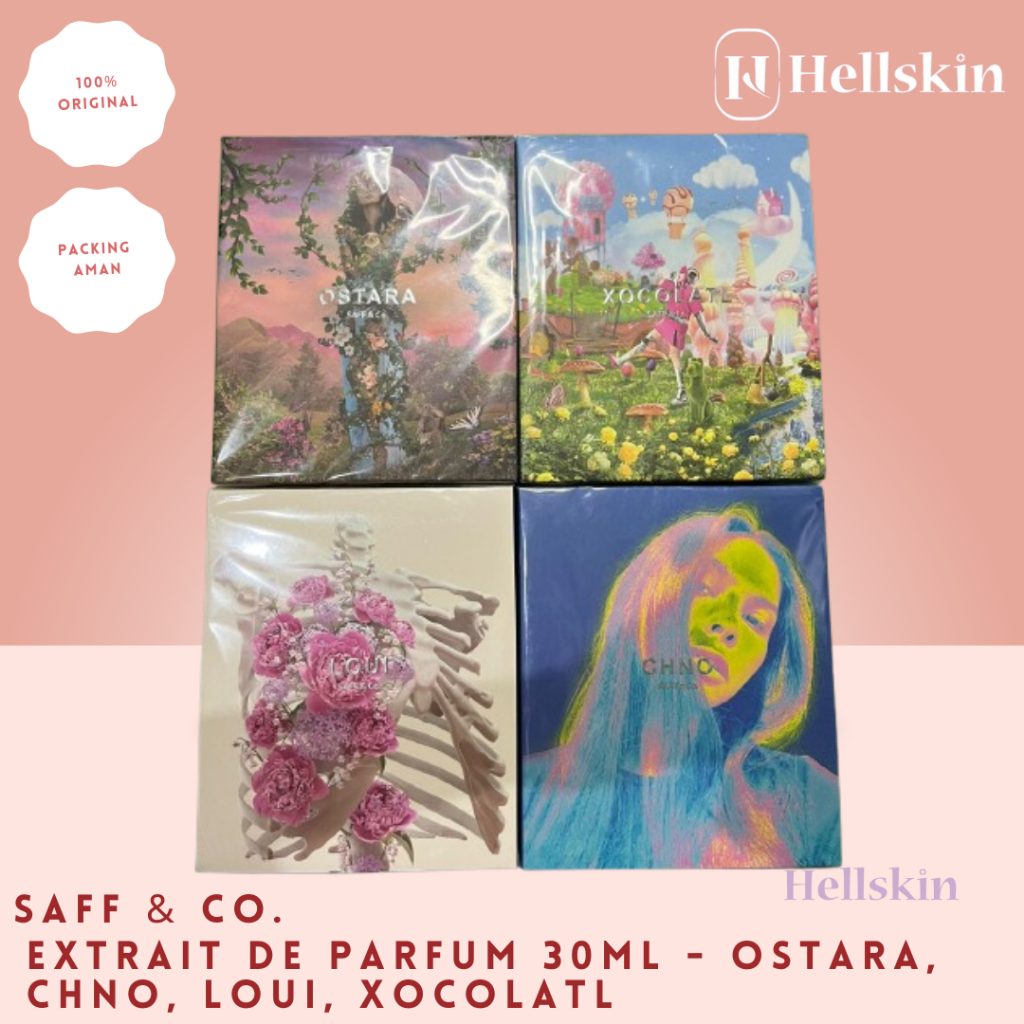 Jual SAFF & Co. Extrait De Parfum 30ml - Ostara, Loui, Chno, Xocolatl ...