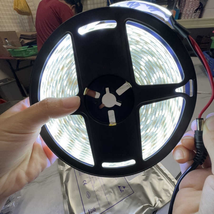 Jual SMD LED Strip Flexible 12v 5050 5 meter Putih | Shopee Indonesia