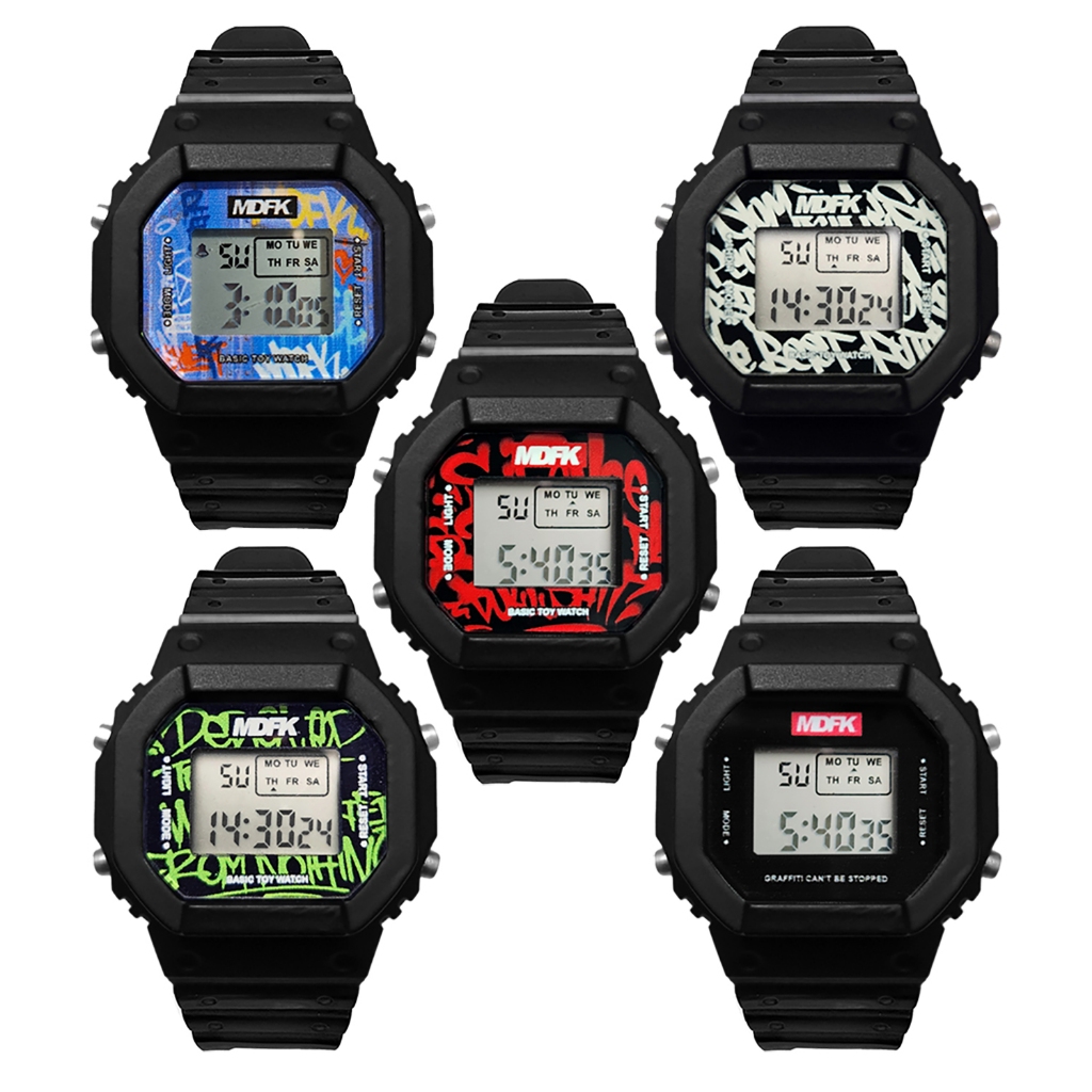 Jual MDFK DIGITAL WATCH | BASIC TOY WATCH | JAM TANGAN MDFK | Shopee ...