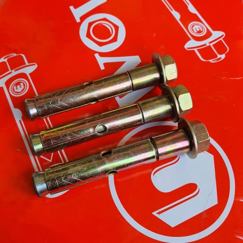 Jual BAUT DINABOLT TEMBOK DYNABOLT BAUT MUR 10 PANJANG 65MM | Shopee ...