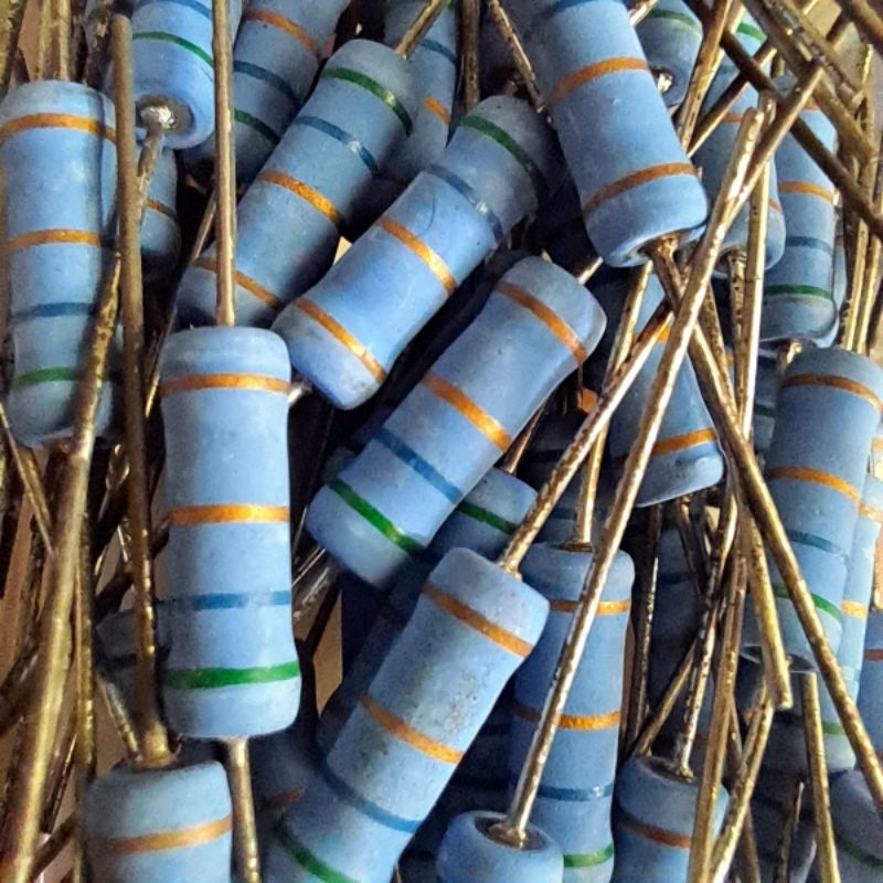 Jual resistor 5.6 ohm 5R6 2w Original kaki tebal | Shopee Indonesia