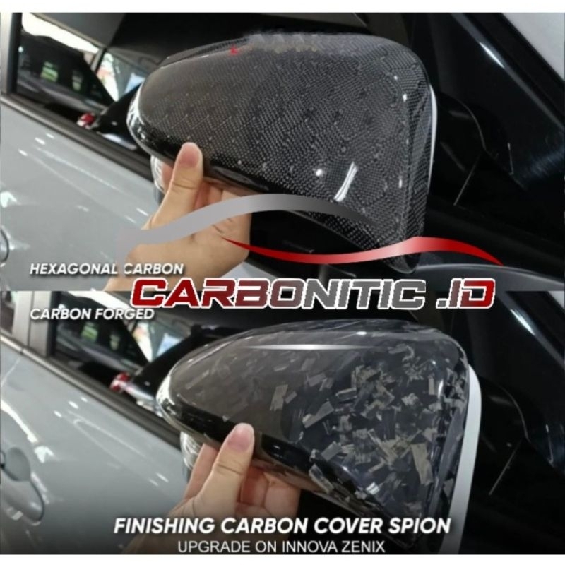 Jual Cover Spion Toyota Kijang Innova Zenix Tahun 2023 - Up Carbon ...