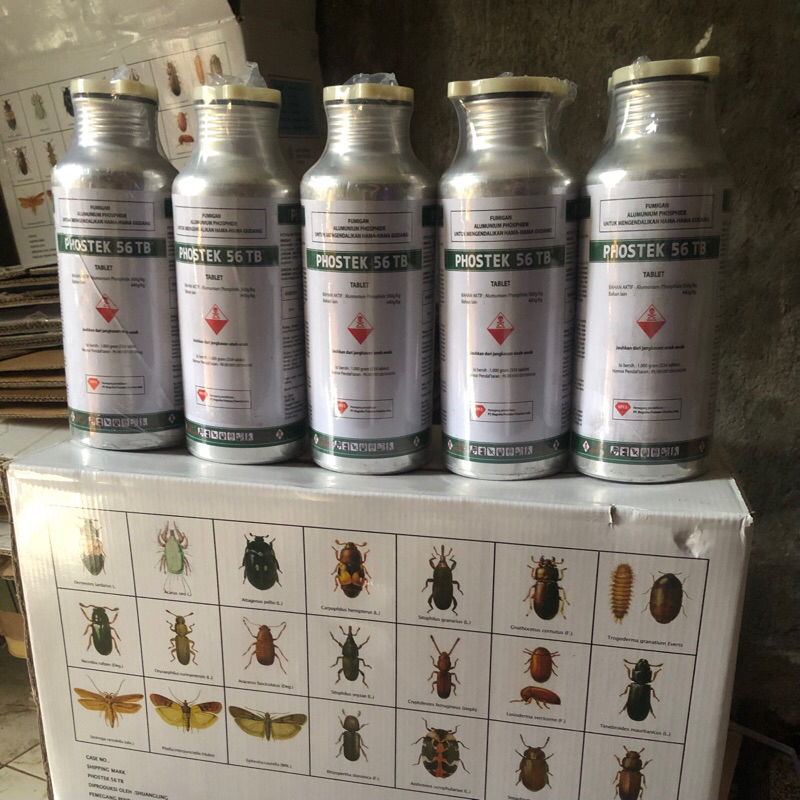 Jual Phostek 56 TB EXP 2028 Obat Fumigasi Kutu Beras Jagung Tepung ...