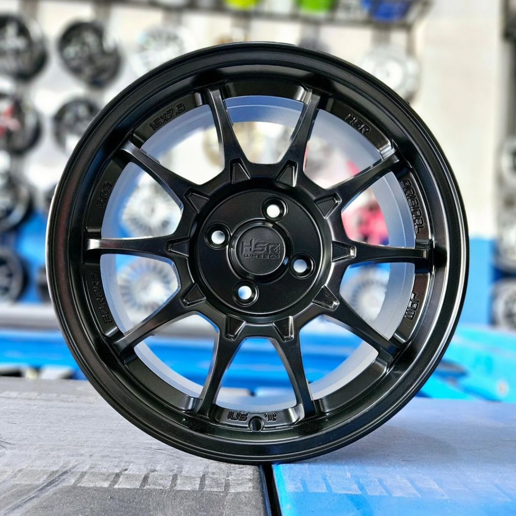 Jual velg racing boroko srd ring 16 glossy black brio,agya,ayla,mobilio,vios,city | Shopee Indonesia