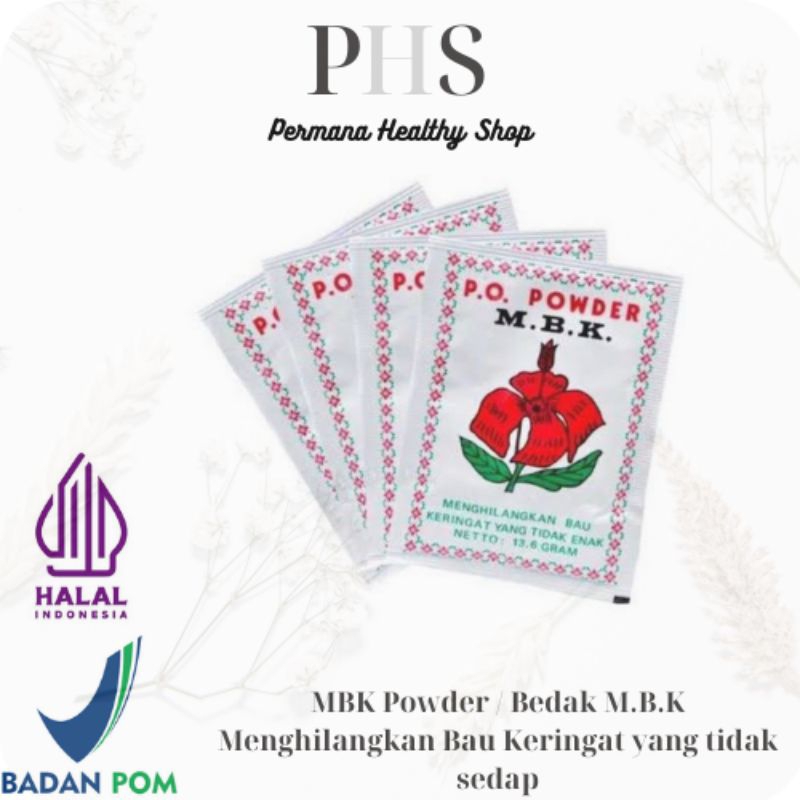 Jual MBK Powder / Bedak MBK Putih Box Isi 12 Sachet / Bedak MBK Putih ...