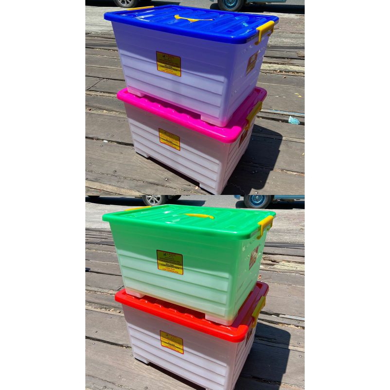 Jual BOX CONTAINER 40 LITER 45 LITER 55 LITER 75 LITER PUTIH DX RANDOM ...