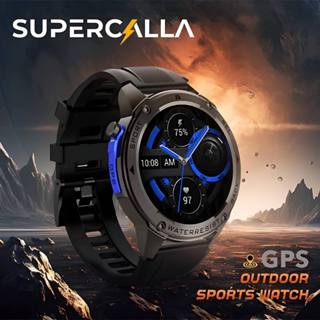 Jual Supercalla DM56 GPS Sport watches 500mAh BT Call Amoled and 5ATM ...