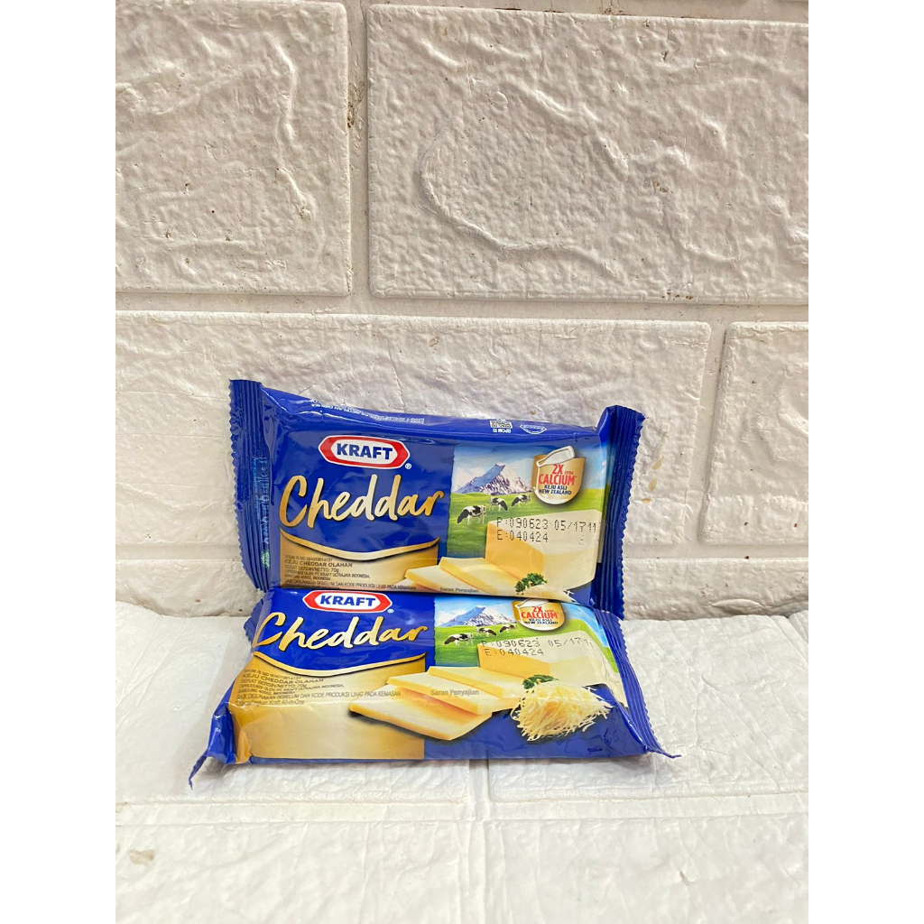 Jual Keju Kraft Cheddar 70 Gram Keju Cedar | Shopee Indonesia