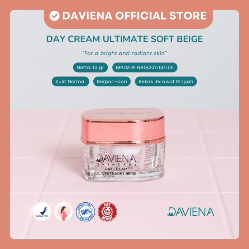 Jual Day Cream Glowing Series 10gr Daviena Skincare Official ...