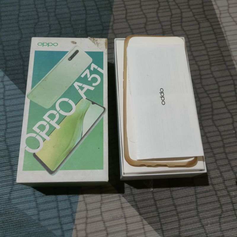 Jual Box dosbuk kotak handphone oppo a31 ori original bawaan hp ...