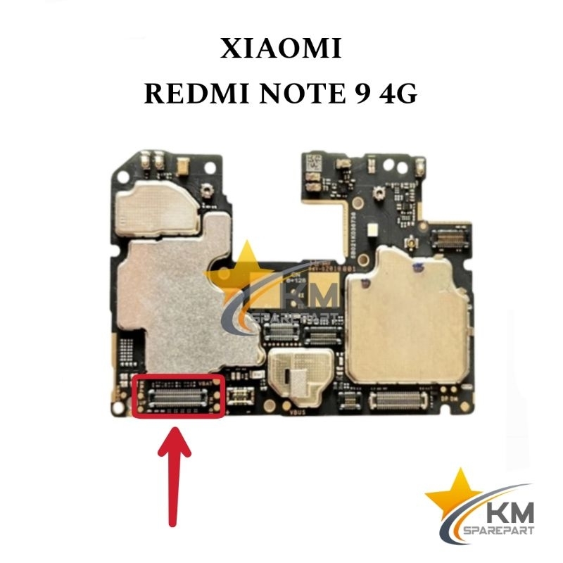 Jual Konektor Lcd Xiaomi Redmi Note 9 4G Soket Connector Penghubung ...