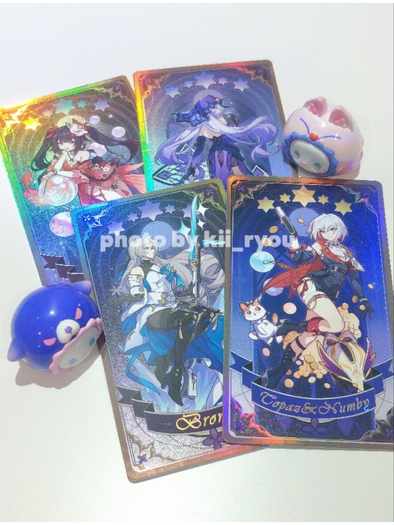 Jual Honkai Star Rail HSR Tarot Card Official Merchandise Sparkle Topaz ...