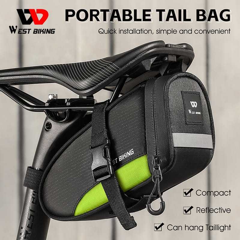 Jual West Biking Tas Sepeda Lipat Roadbike Mtb Tas Sadel Saddle Bag ...