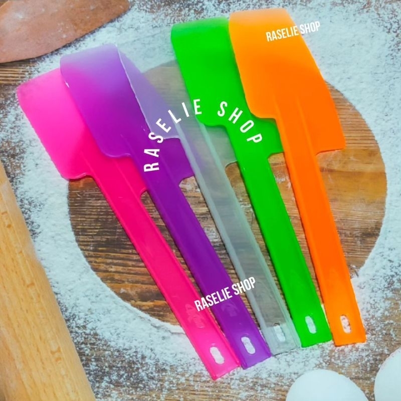 Jual Solet Besar Spatula Plastik Oles Kue Cake Mentega Buttercream ...