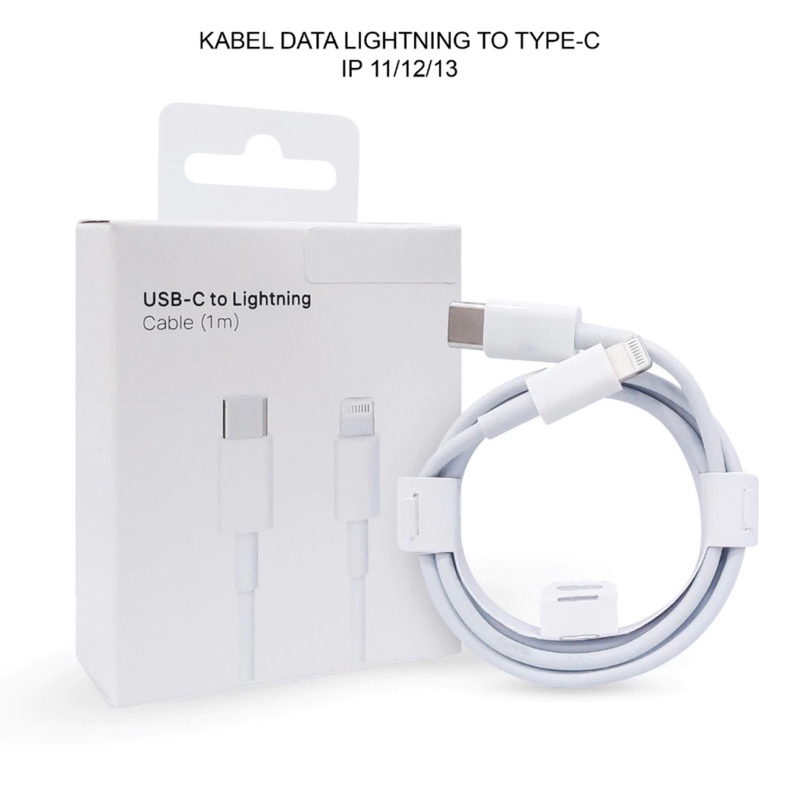 Jual KABEL DATA IP 11 12 13 KABEL CHARGER PD TYPE-C TO LIGHTNING ...