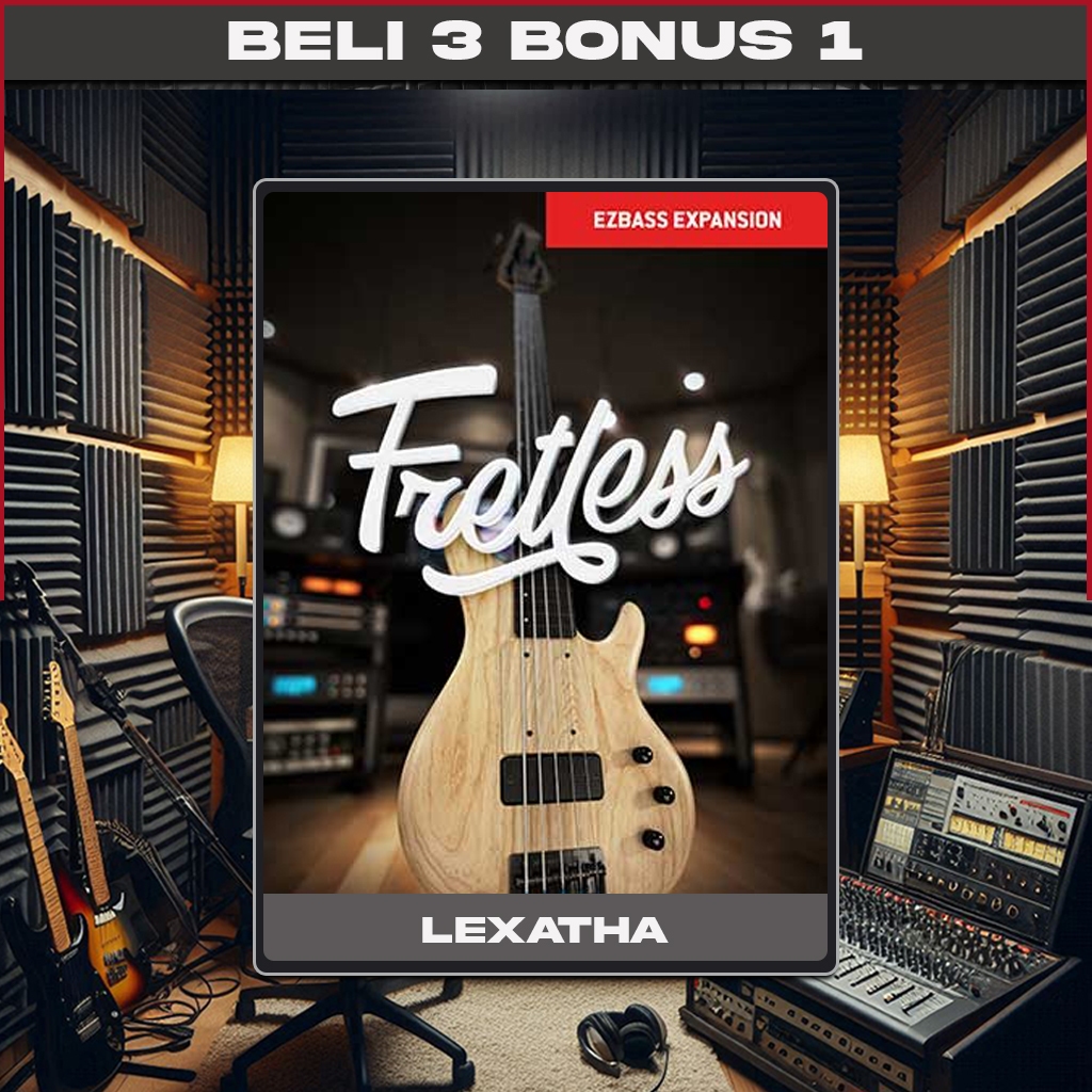 Jual Toontrack Ezbass Fretless EBX + Ribuan Midi Groove 1X Install ...