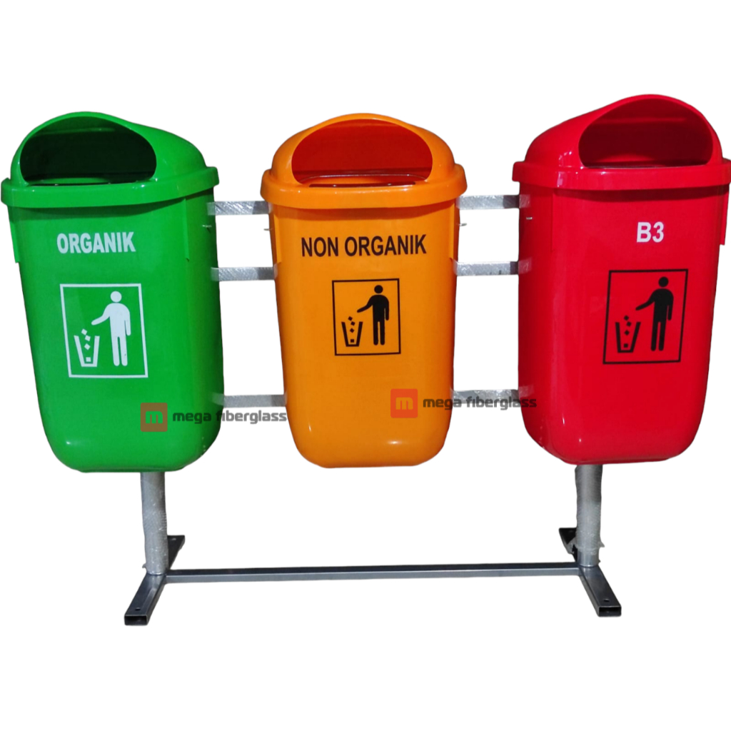 Jual Tempat sampah terpilah 3 warna dan 2 warna | Shopee Indonesia