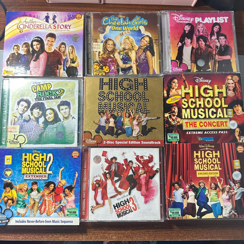 Jual [PRELOVED] Album High School Musical HSM Camp Rock Cheetah Girls ...
