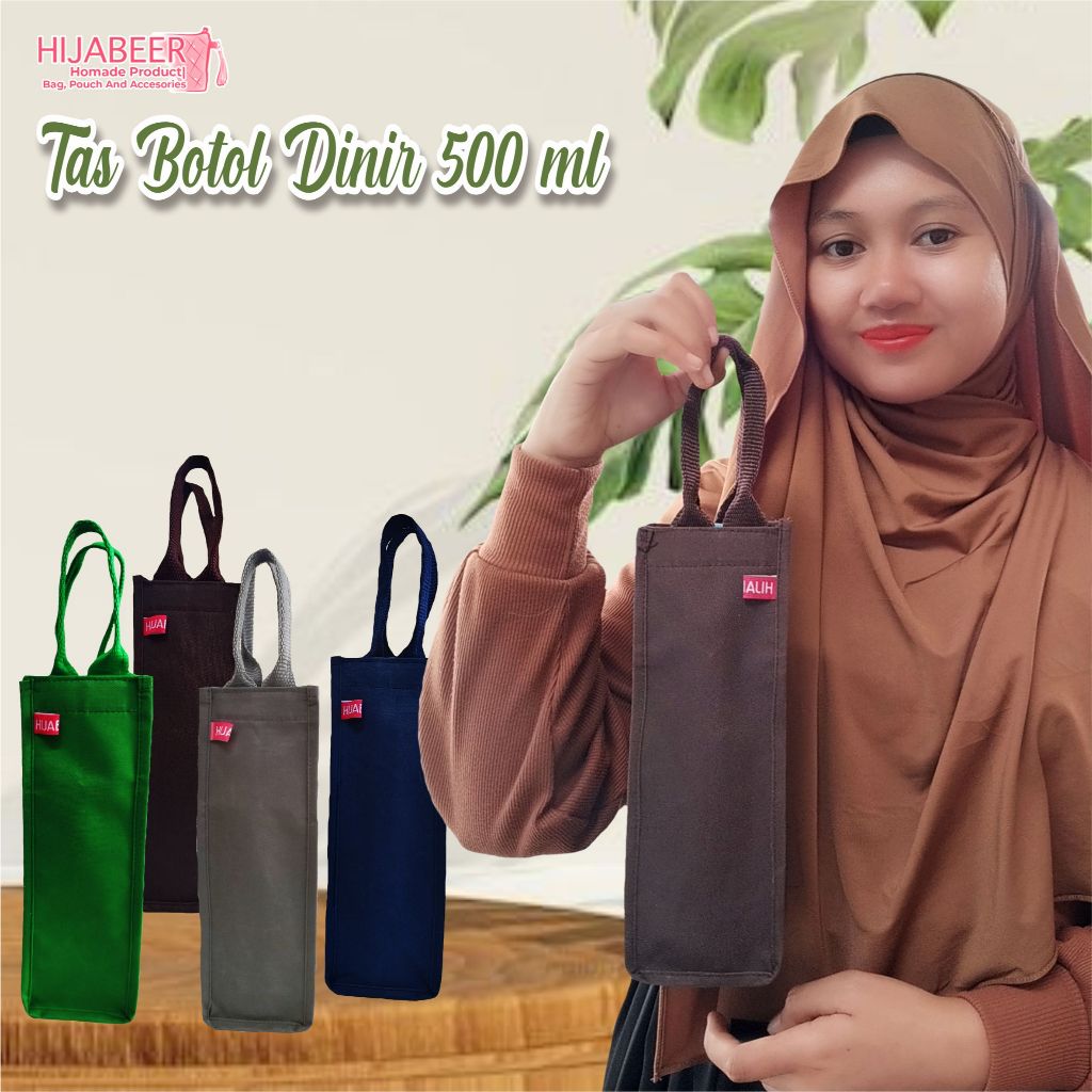 Jual Tas Jinjing Botol 500 ml Bahan Sintetis Dinir D300 Tebal Tali ...