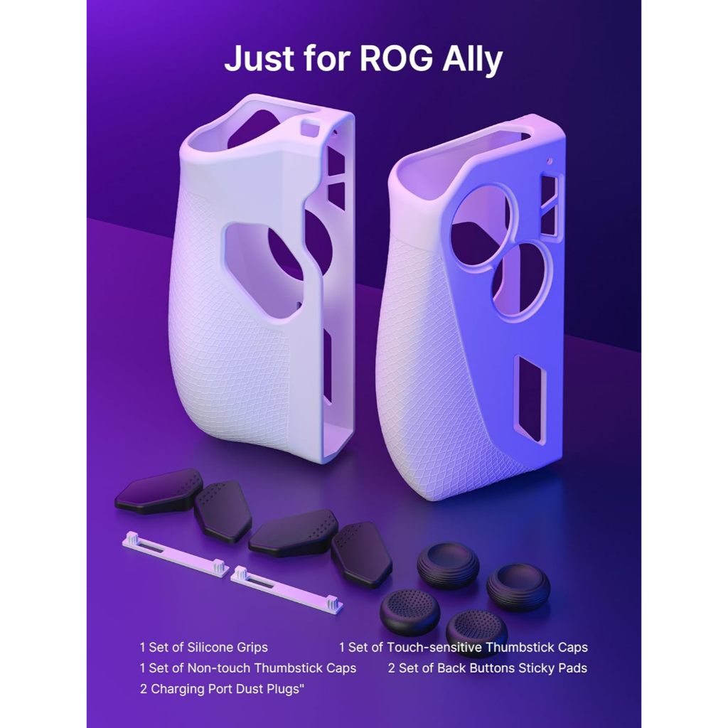 Jual JSAUX Silicone Grip Case Set for ROG Ally with Thumbsticks Cap ...