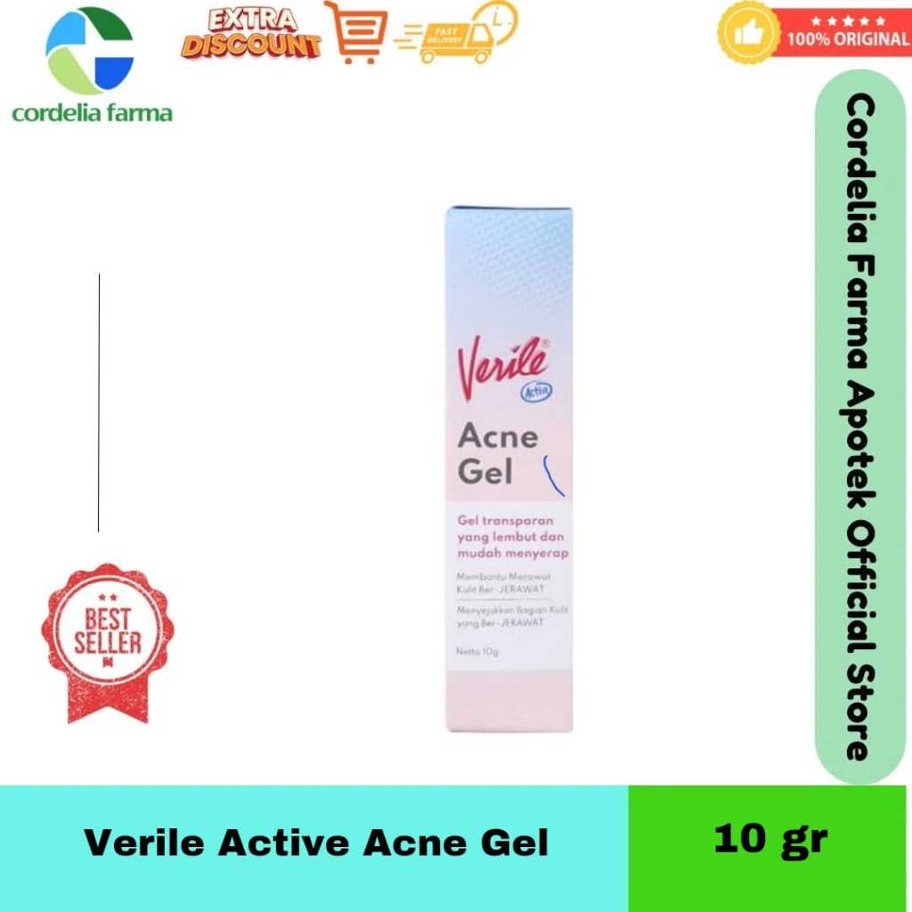 Jual Verile Active Acne Gel 10 gr | Shopee Indonesia