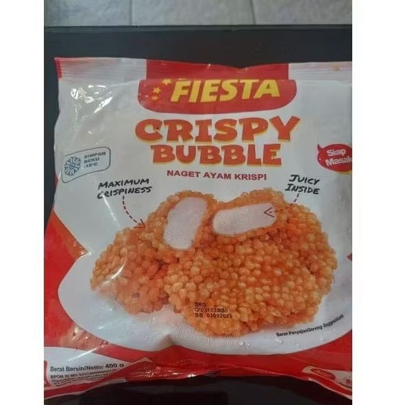 Jual fiesta nugget crispy bubble 400gr (kemasan baru) | Shopee Indonesia