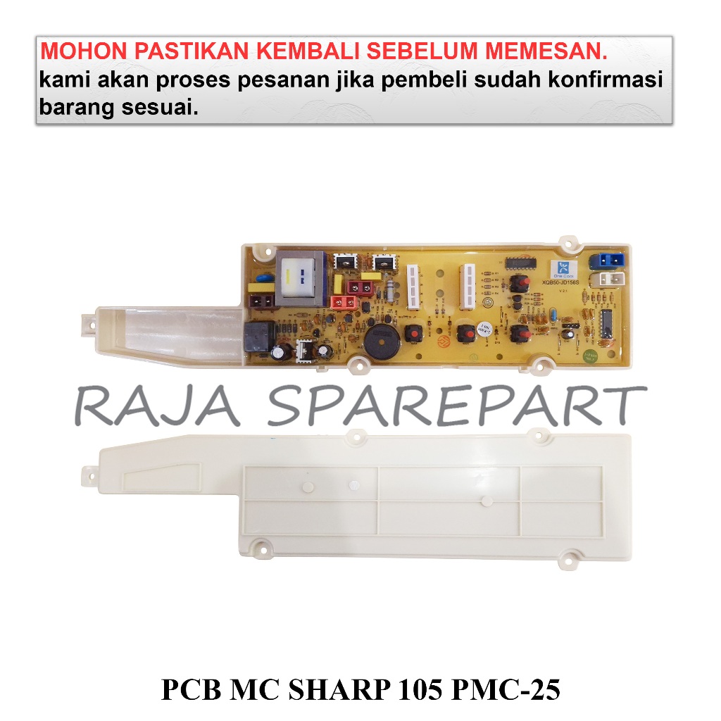 Jual PMC-25 MODUL MESIN CUCI / PCB MESIN CUCI SHARP 105 PMC-25 ( ESF866SB ES-F875 ES-F876 ES ...