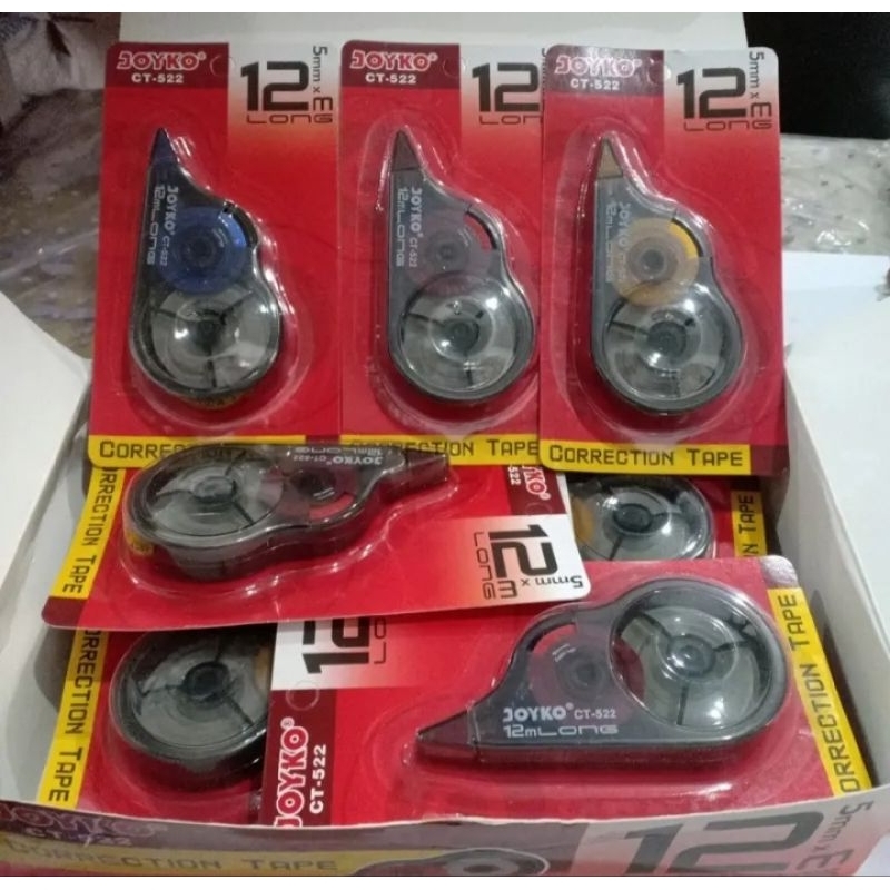 Jual tip ex kertas / tipe x joyko / tip ex joyko ct-522 / tip ex kertas ...