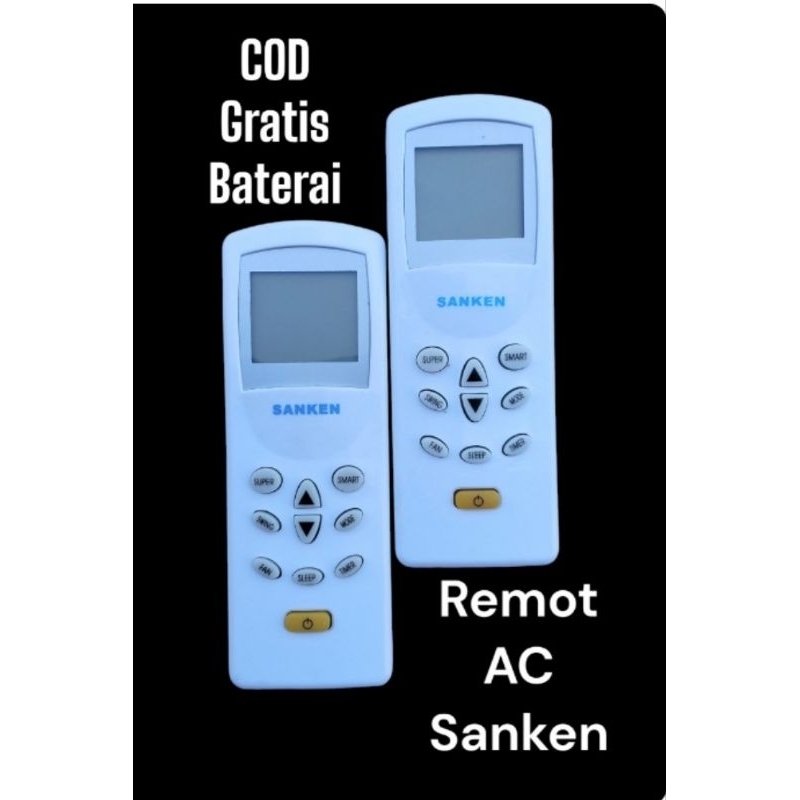 Jual REMOTE AC SANKEN DENPOO CRISTAL ELBA | Shopee Indonesia
