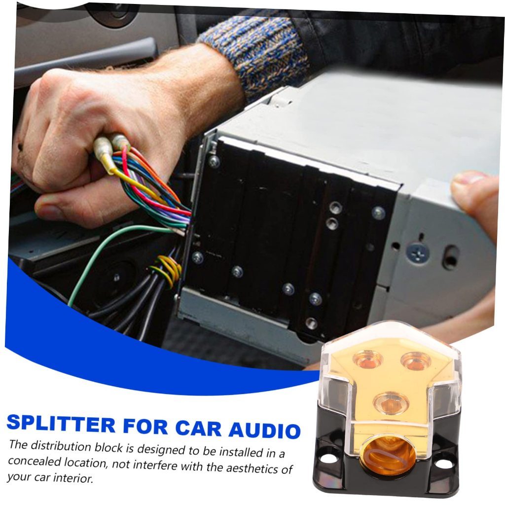Jual Ground Block Ditribution Car Audio 2 Output In 0 Awg Out 4/8 Awg ...