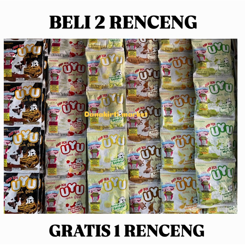 Jual POP ICE UYU BELI 2 RENCENG GRATIS 1 RENCENG | Shopee Indonesia