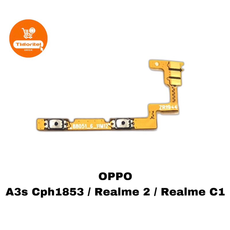 Jual FLEXIBLE VOLUME OPPO A3S CPH1853 / FLEKSIBEL VOLUME RELAME 2 REALME C1 | Shopee Indonesia