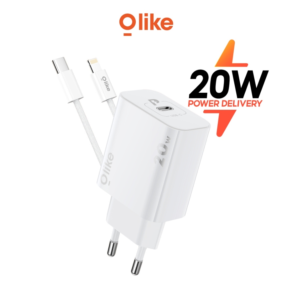 Jual Olike C308CL Charger Olike C308CL Kabel Braided Type-c to ...