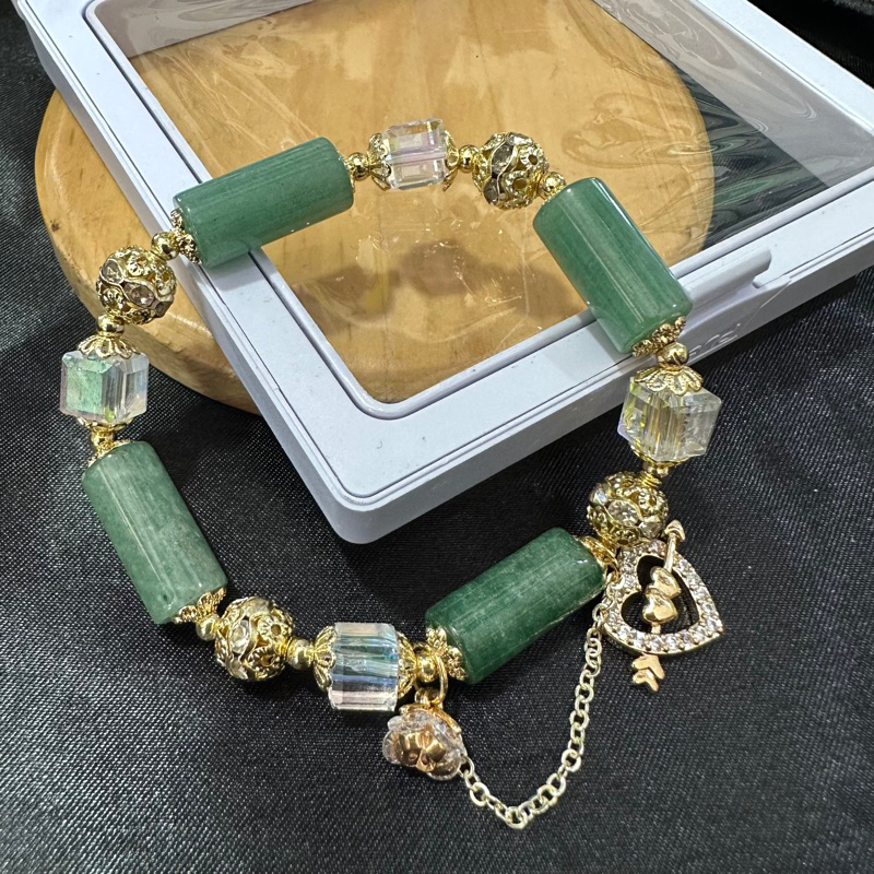 Jual Gelang Pandora/Gelang Batu Alam Kombinasi Kristal Premiun | Shopee ...