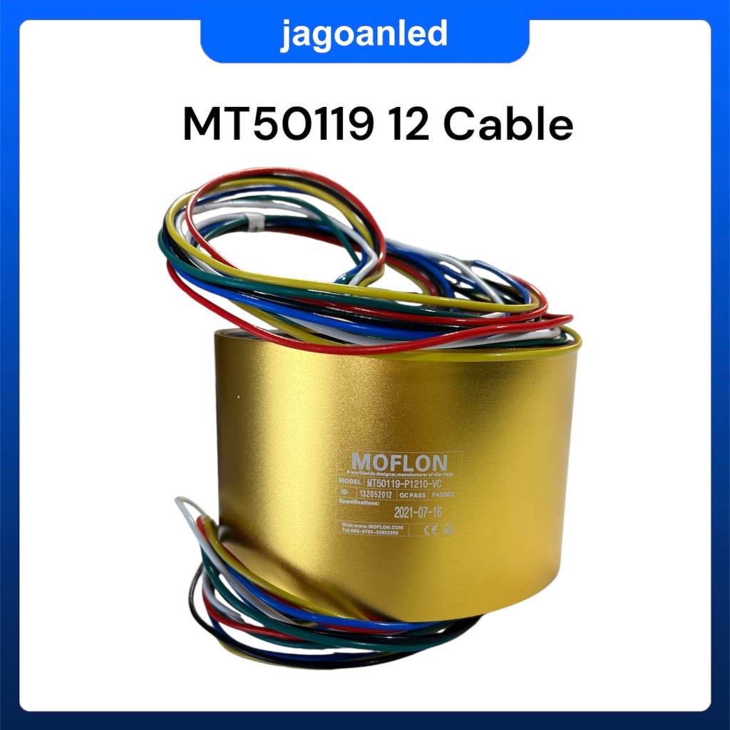 Jual Slipring Rotating Cable Slip Ring Diameter In 50mm OD 119mm 12 ...