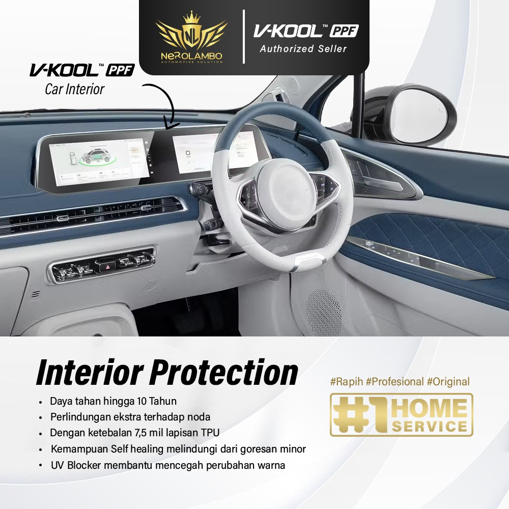 Jual VKOOL PPF Pelindung Interior Mobil Kia Grand Carnival 2022 | Nero ...