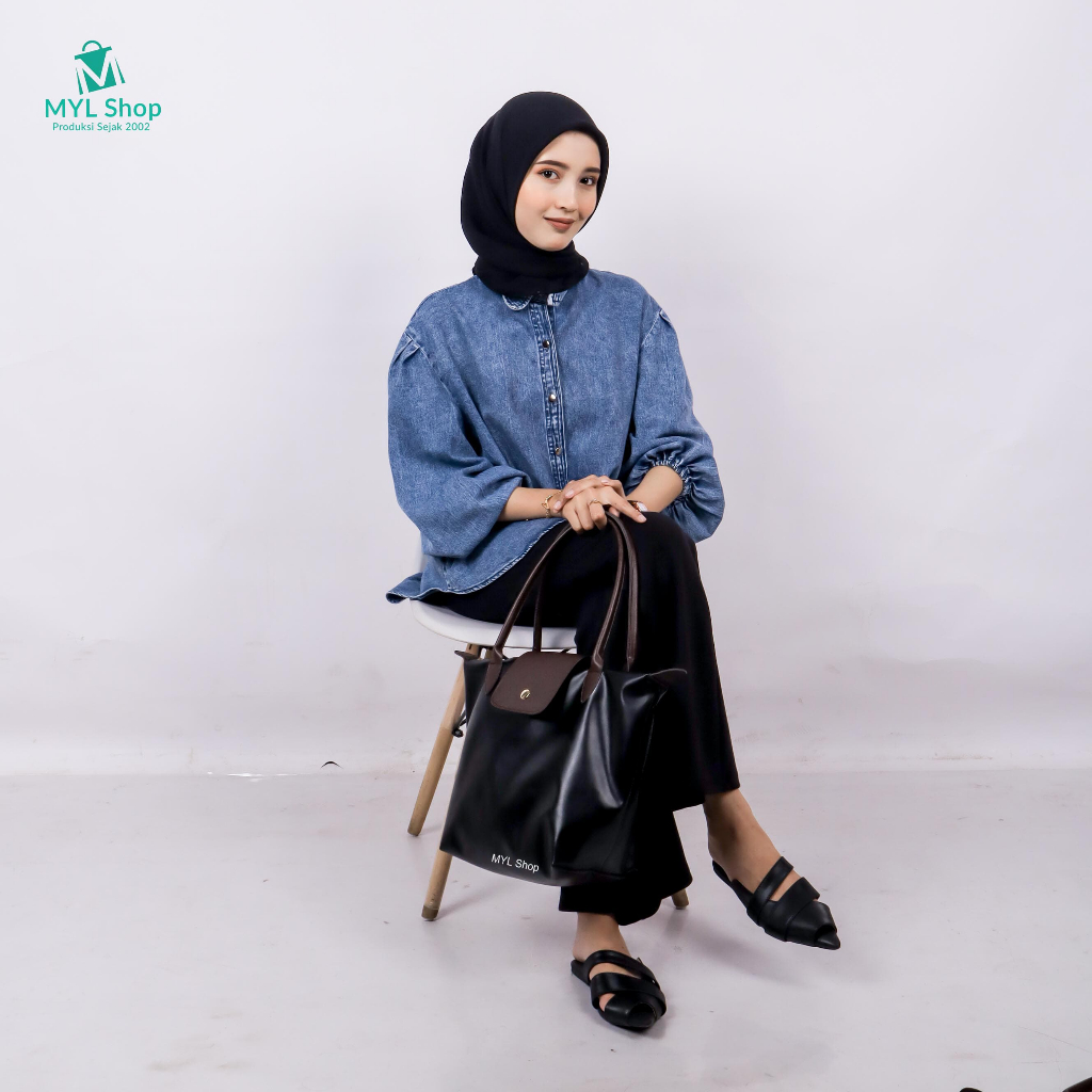 Jual Emira Tote Bag - Tas Wanita Tas Bahu Wanita Totebag Cewek | Shopee ...