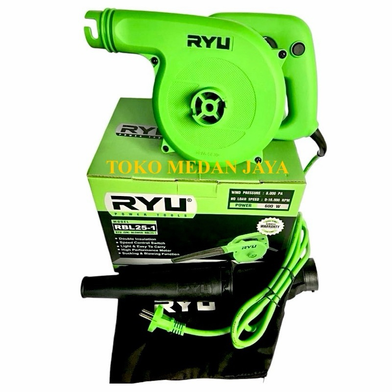 Jual MESIN BLOWER RYU POWER TOOLS RBL 25-1 DAYA 500 WATT | Shopee Indonesia