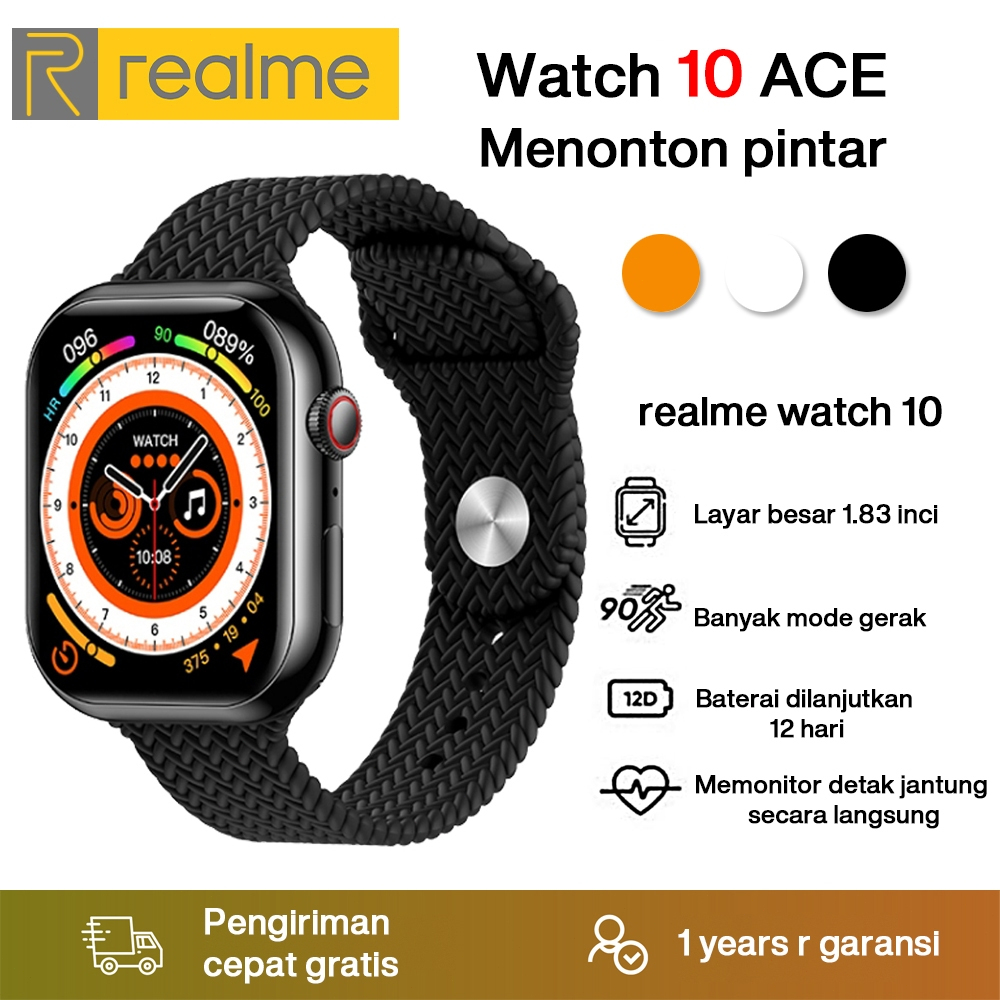 Jual 2024 NEW Realme Original Watch 10 SmartWatch ACE-10 1.83 inch Layar Sentuh Penuh Panggilan ...