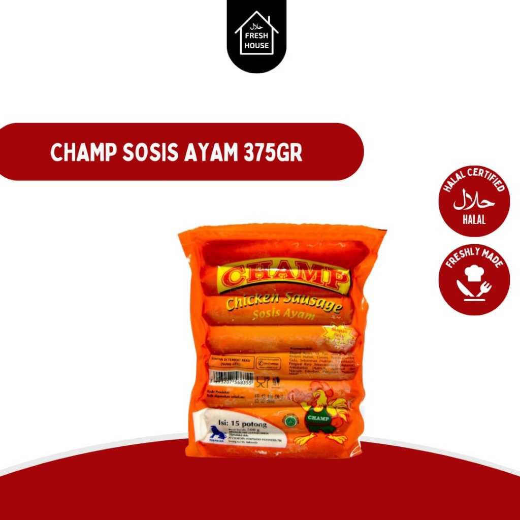 Jual CHAMP SOSIS AYAM / CHICKEN SAUSAGE 375GR | Shopee Indonesia
