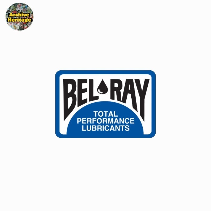 Jual sticker Belray Bel-ray total performance lubricants oil racing ...